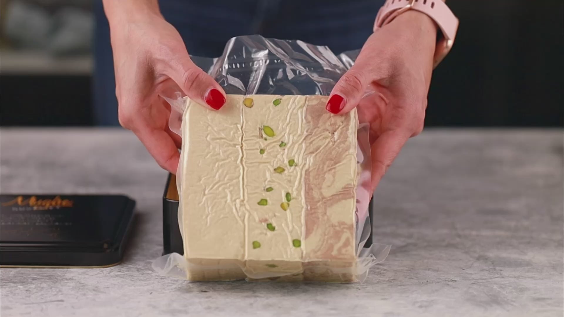 Mughe Gourmet Tahini Halva Gift Box (3 Flavors) - Pistachio, Cocoa, Va